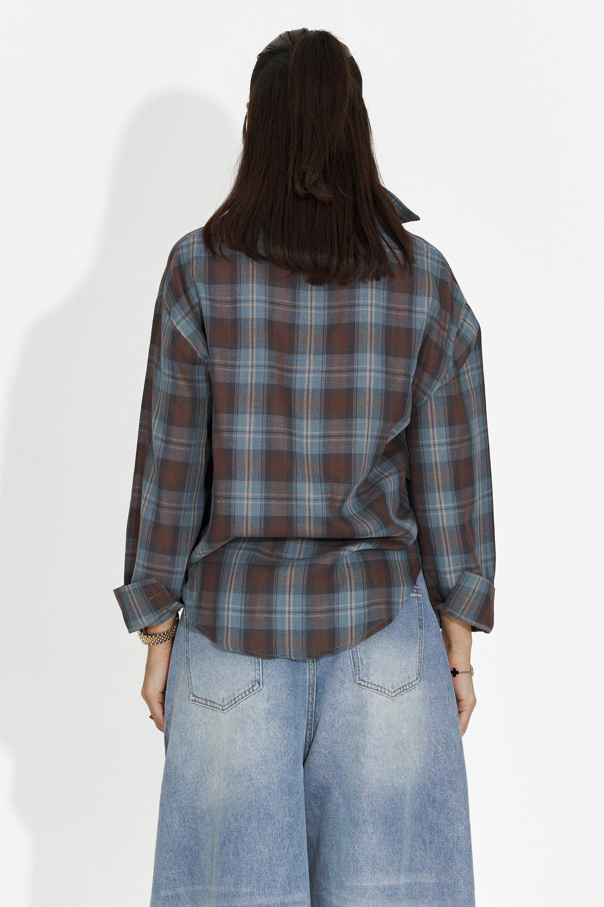 Camasa dama casual turcoaz Barcely Bogas